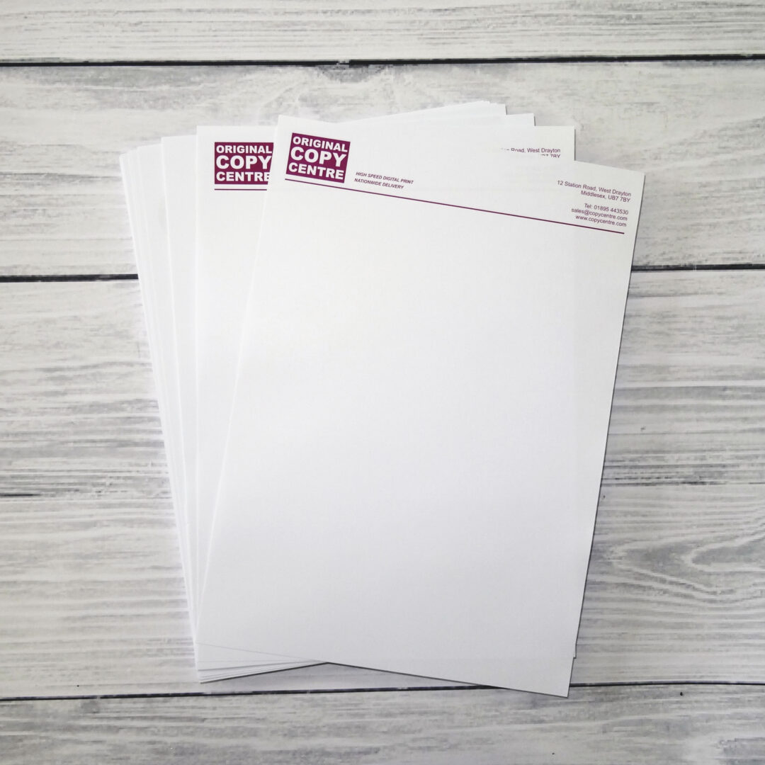 Letterheads l | Original Copy Centre
