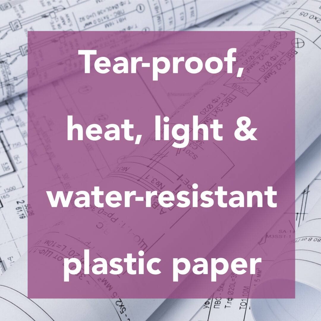 occ – tearproof plastic plans | Original Copy Centre