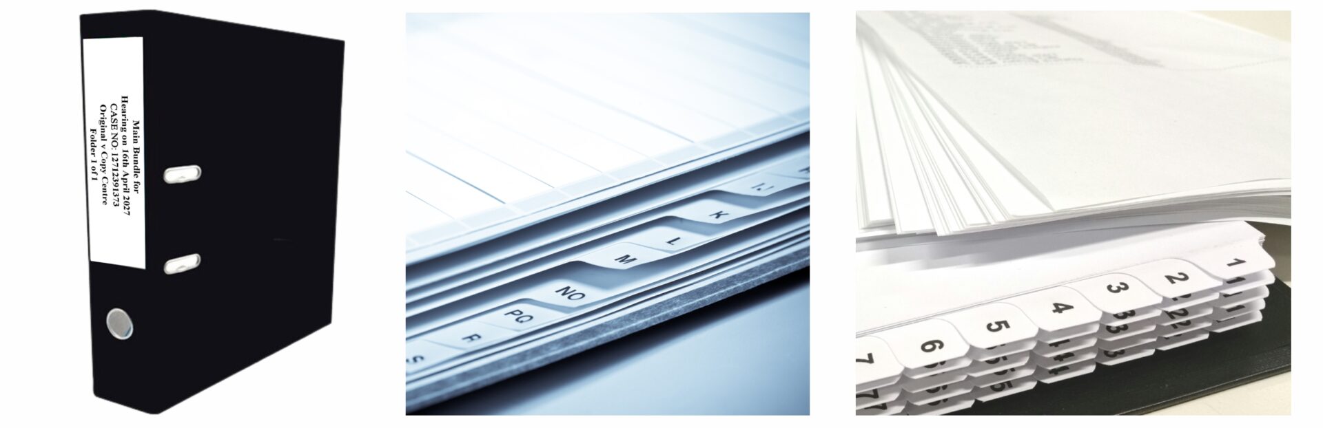 OCC lever arch files – court bundles | Original Copy Centre